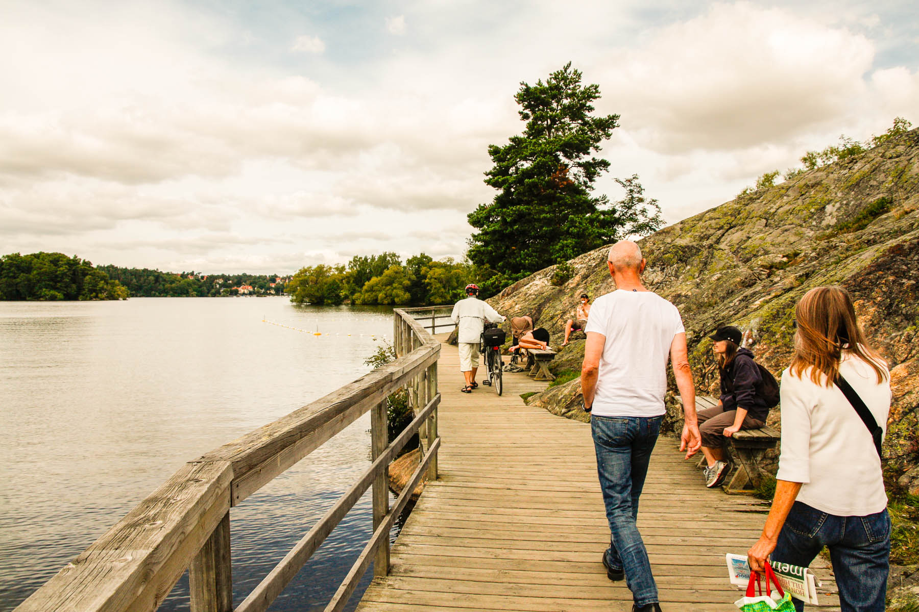 Vinterviken och Ekensberg. | Trippa